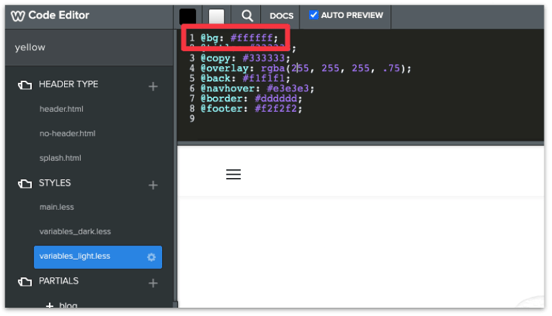 How to customize Weebly background, header and footer