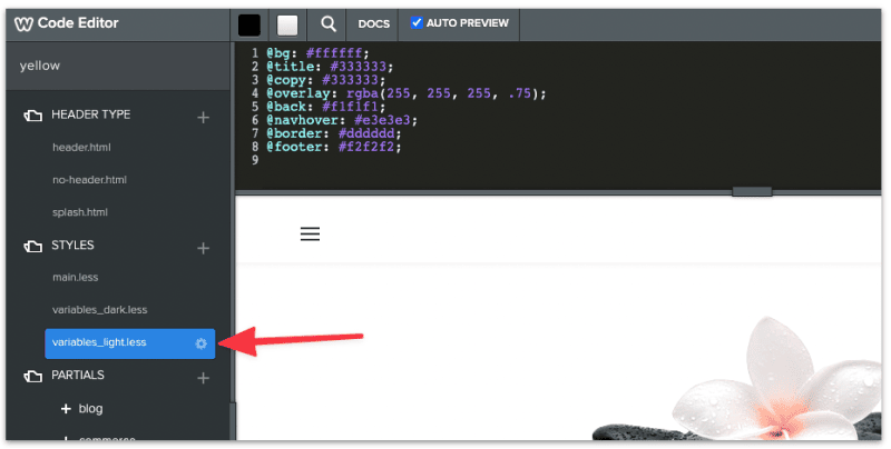 How to customize Weebly background, header and footer