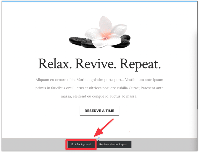 How to customize Weebly background, header and footer